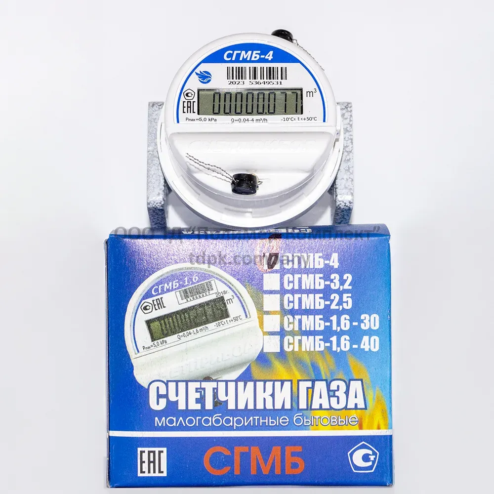 Счетчик газа СГМБ 4,0 с выносным литиевым элементом, фланцевое ...