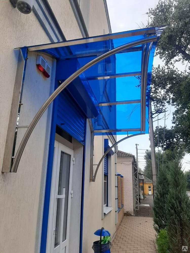 Козырек из монолитного поликарбоната, цена в Ростове-на-Дону от ...